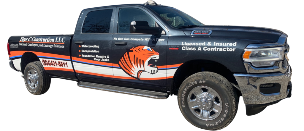 #1 Waterproofing in Richmond, VA | Tiger C Construction, LLC